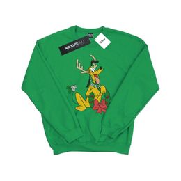 Disney - "Pluto Christmas Reindeer" Sweatshirt f&uuml;r Herren (Irisch-Gr&uuml;n)