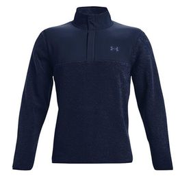 Under Armour Fleece Stapel Herren Navy Golfpullover