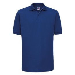Russel Athletic Russell Mens Ripple Kragen & Manschette Kurzarm-Poloshirt (Bright Royal)