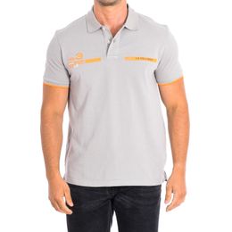 U.S. Polo Assn. NTRE Kurzarm-Polo mit Kontrast-Reverskragen 64122 Herren