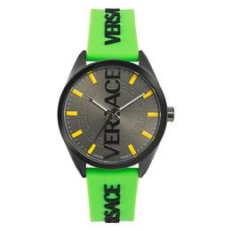 Versace V-Vertical Herren Gr&uuml;n Uhr VE3H00923