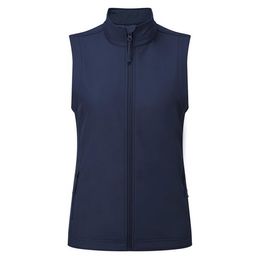 Premier Womens/Ladies Windchecker Recycled Printable Gilet (Navy)