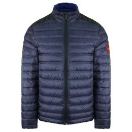 Calvin Klein Nylon Herren-Steppmantel, Marineblau