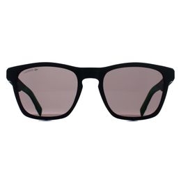 Lacoste L6018S 002 matte schwarze graue Sonnenbrille