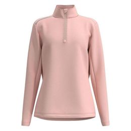 Forelson - "Broadway" Base Layer Oberteil mit kurzem Rei&szlig;verschluss f&uuml;r Damen - Emblem (Pink)