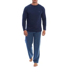 KLP4 Herren-Winterpyjama mit langen &Auml;rmeln