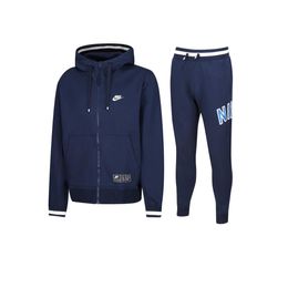 Nike Air Herren Zip durch Trainingsanzug Set voll in Marine