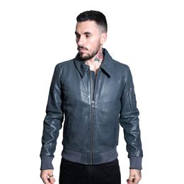 Herren A2 Rindsleder-Bomberjacke-Oslo