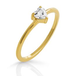 Orphelia &bdquo;Love&ldquo; Damen-Ring aus 925er Sterlingsilber &ndash; Gold ZR-7531/G