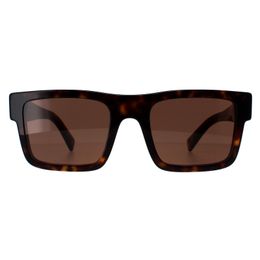 Prada Rectangle Herren Schildkr&ouml;te Dunkelbraun PR19WS