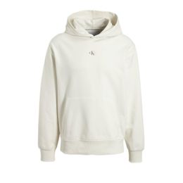 Calvin Klein Jeans Kapuzenpullover Elfenbein