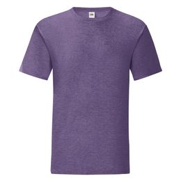Fruit of the Loom Herren Iconic T-Shirt (5er Pack) (Heather Purple)