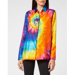 Philipp Plein Hemdbluse Tie Dye