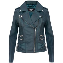Damen Leder Brando Bikerjacke-Loddon