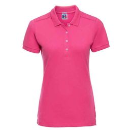 Russel Athletic Russell - Poloshirt Stretch f&uuml;r Damen (Fuchsie)