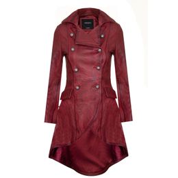 Damen Gothic Viktorianischer Mantel-Accra