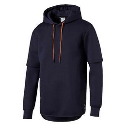 Puma Evo Layer Top Marine Blue Orange Herren Pullover Hoody 571644 08 A61E