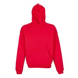 SOLS Unisex-Erwachsene Connor Bio-Kapuzenpullover in &Uuml;bergr&ouml;&szlig;e (leuchtend rot)