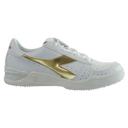 Diadora S. Star K Elite Wimbledon Herren wei&szlig;e Trainer