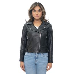 Damen-Bikerjacke aus Leder &ndash; Stockholm