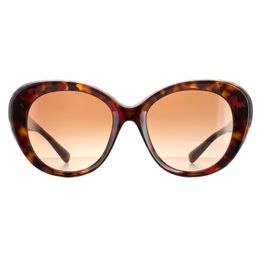 Valentino Schmetterling Frauen rot Havanna braun Gradient VA4113 Sonnenbrille