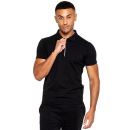 Enzo | Herren Zip Up Polo Shirt