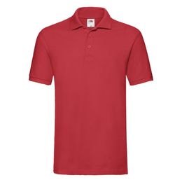 Fruit of the Loom - "Premium" Poloshirt f&uuml;r Herren (Rot)