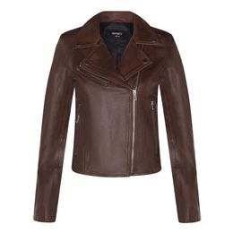 Klassische Damen-Brando-Bikerjacke aus Leder in Loughton