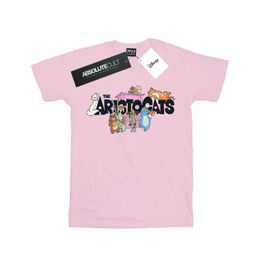 Disney - "Aristocats Logo" T-Shirt f&uuml;r M&auml;dchen (Babyrosa)
