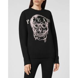 Philipp Plein Rundhalspullover Skull
