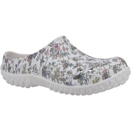 Muck Boots Muckster Lite Synthetik Hellgrau/Floral Print Clogs