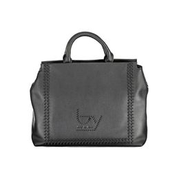 Byblos Schwarze Polyurethan Damenhandtasche