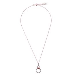 Orphelia 'Aavia' Damen Kette aus 925er Sterlingsilber mit Anh&auml;nger - Rose ZH-7422