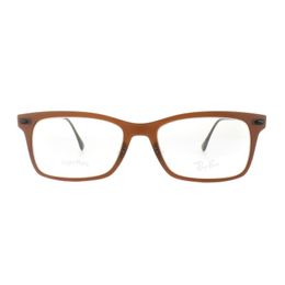 Ray-Ban Brillenfassungen RX 7039 5450 Dunkel Matt Braun Herren Damen 53mm