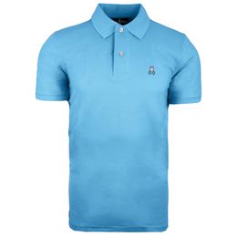 Psycho Bunny von Robert Godley Kurz&auml;rmel Blue Herren Polo Shirt B6K001S7PC BBL