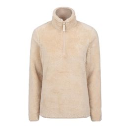Mountain Warehouse Damen Teddy Fleece Viertel-Zip Fleece-Top (Beige)