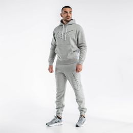 Nike Herren-Club-Trainingsanzug-Set in Grau