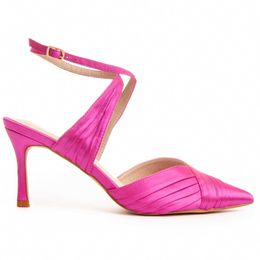 Montevita Absatzschuh Festschuh in Fuchsia