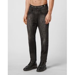 Philipp Plein Jeans Carrot Fit Iconic Plein