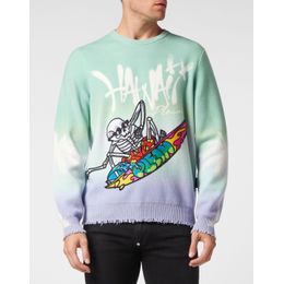 Philipp Plein Rundhalspullover Hawaii