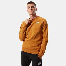 The North Face Raglan zur&uuml;ck Box Mens Crewneck Sweatshirt Tan