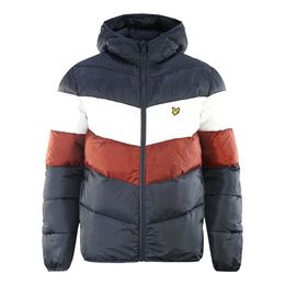 Lyle & Scott Lyle & Scott Colourblock Pufferjacke Marineblau
