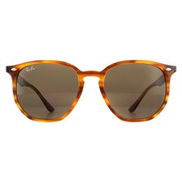 Ray-Ban Sonnenbrille RB4306 820/73 Gestreift Rot Havanna Dunkelbraun