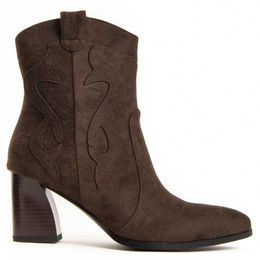 Montevita Absatzstiefelette Cacera Gr&uuml;n