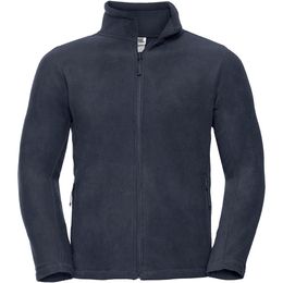Russel Athletic Russell Mens Full Zip Outdoor Fleece Jacke (French Navy)