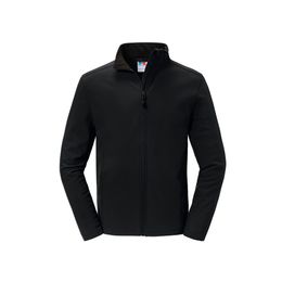 Russel Athletic Russell - "Essential" Softshelljacke recyceltes Material f&uuml;r Herren (Schwarz)