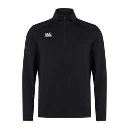 Canterbury Herren Club Zip Neck Track Top (Schwarz)