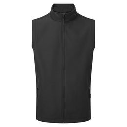 Premier Mens Windchecker Recycled Druckbare Gilet (Schwarz)