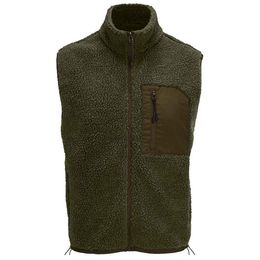 SOLS Unisex Adult Fury Sherpa Body Warmer (Army/Dark Army)
