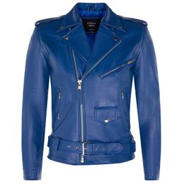 Brando Biker Rock Motorradjacke aus Leder